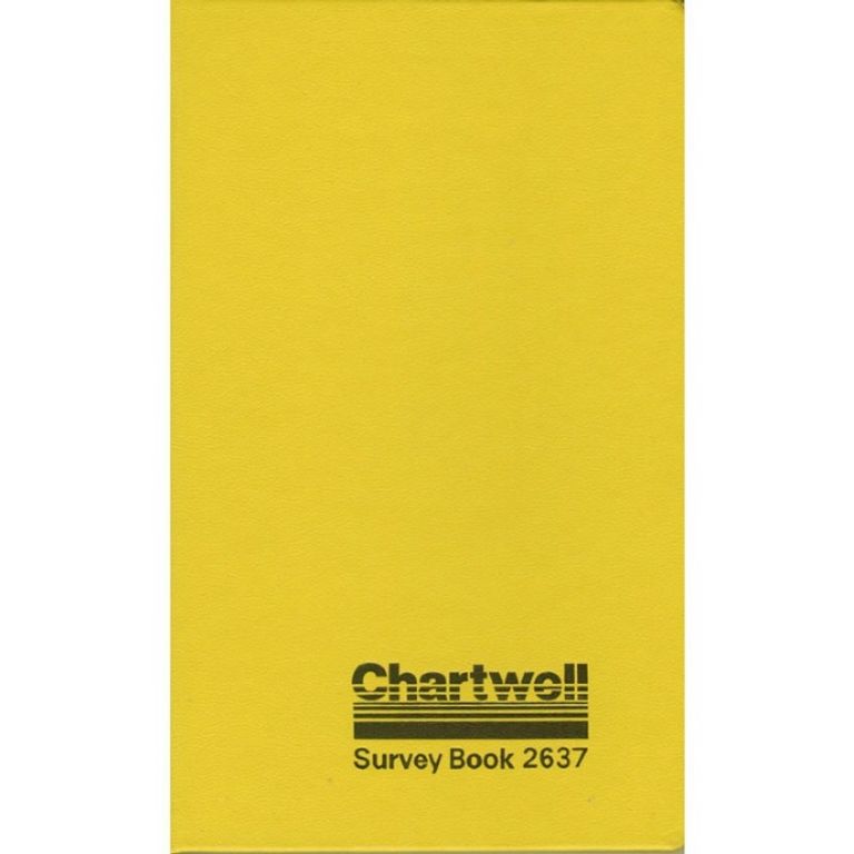 Chartwell 2416 Survey Level Rise & Fall 7.5"x4.75" Field Book 92416 | C ...
