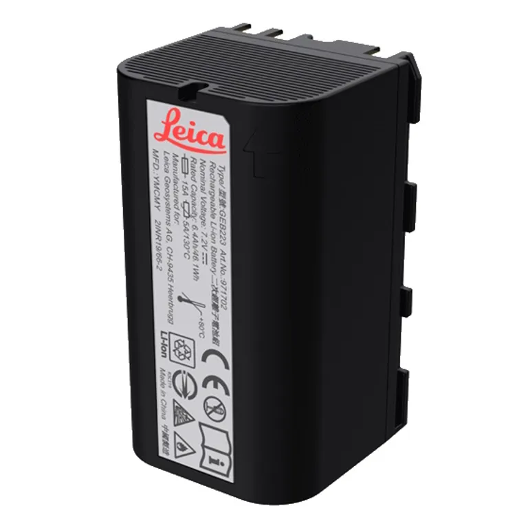 Leica GEB221 4.4Ah Li-Ion Battery for Leica Piper 100 / 200 Pipe Lasers ...